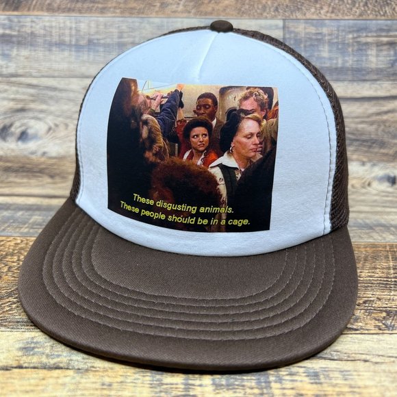 Unbranded | Accessories | Seinfeld Meme Mens Trucker Hat Brown Snapback ...